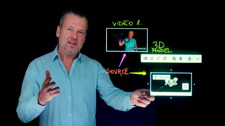 Compare the Smart-Lightboard with the Lightboard | Learning Glass Europe