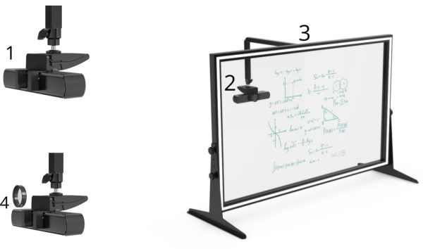 Professional Lightboard with Integrated Camera | Learning Glass Europe